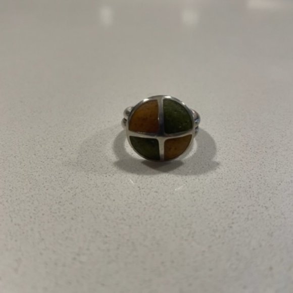 David Urso | Jewelry | David Urso Sterling Silver With Orange And Green ...